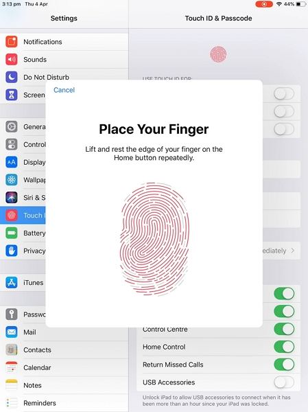 Fix: Unable to Activate Touch ID on This iPad Fix: Unable to Activate Touch ID on This iPad