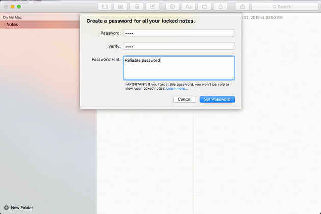 How to Secure Notes on Your Mac