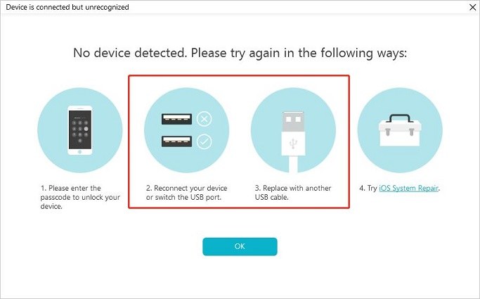 ¿Por qué no se pudieron administrar las fotos con Tenorshare iCareFone?